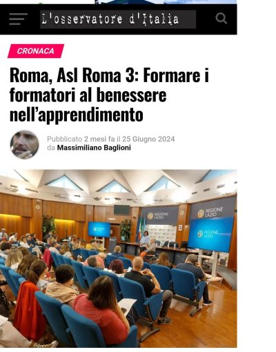 UOS Formazione ed aggiornamento del personale - Asl Roma 3